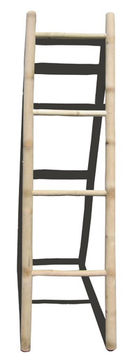 Bamboo Ladder Natural unfinished BL-F63 - Bamboo Rack, Bamboo Shelve