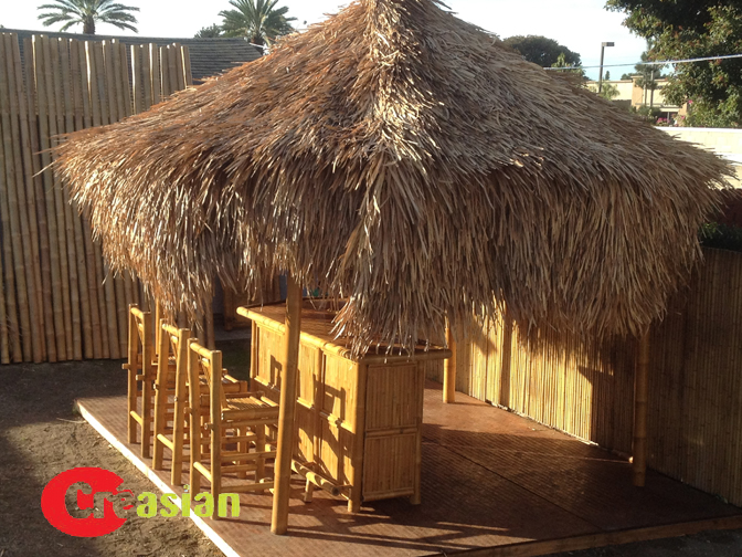 15 ft Bamboo Tiki Palapa - Bamboo Tiki Hut